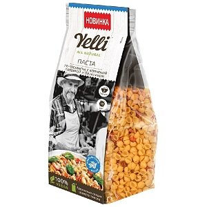 Паста YELLI по-тоскански с копченой паприкой и базиликом 180гр