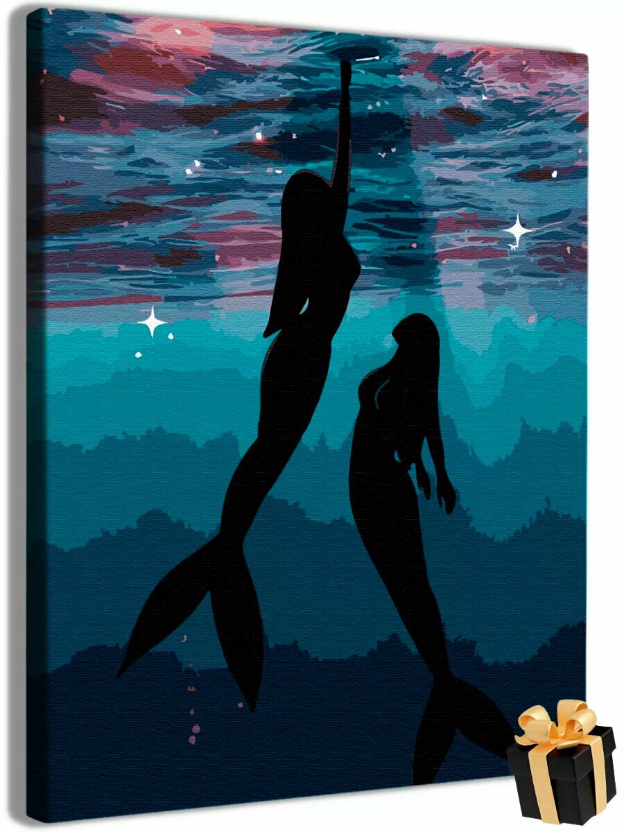 Картина по номерам русалки