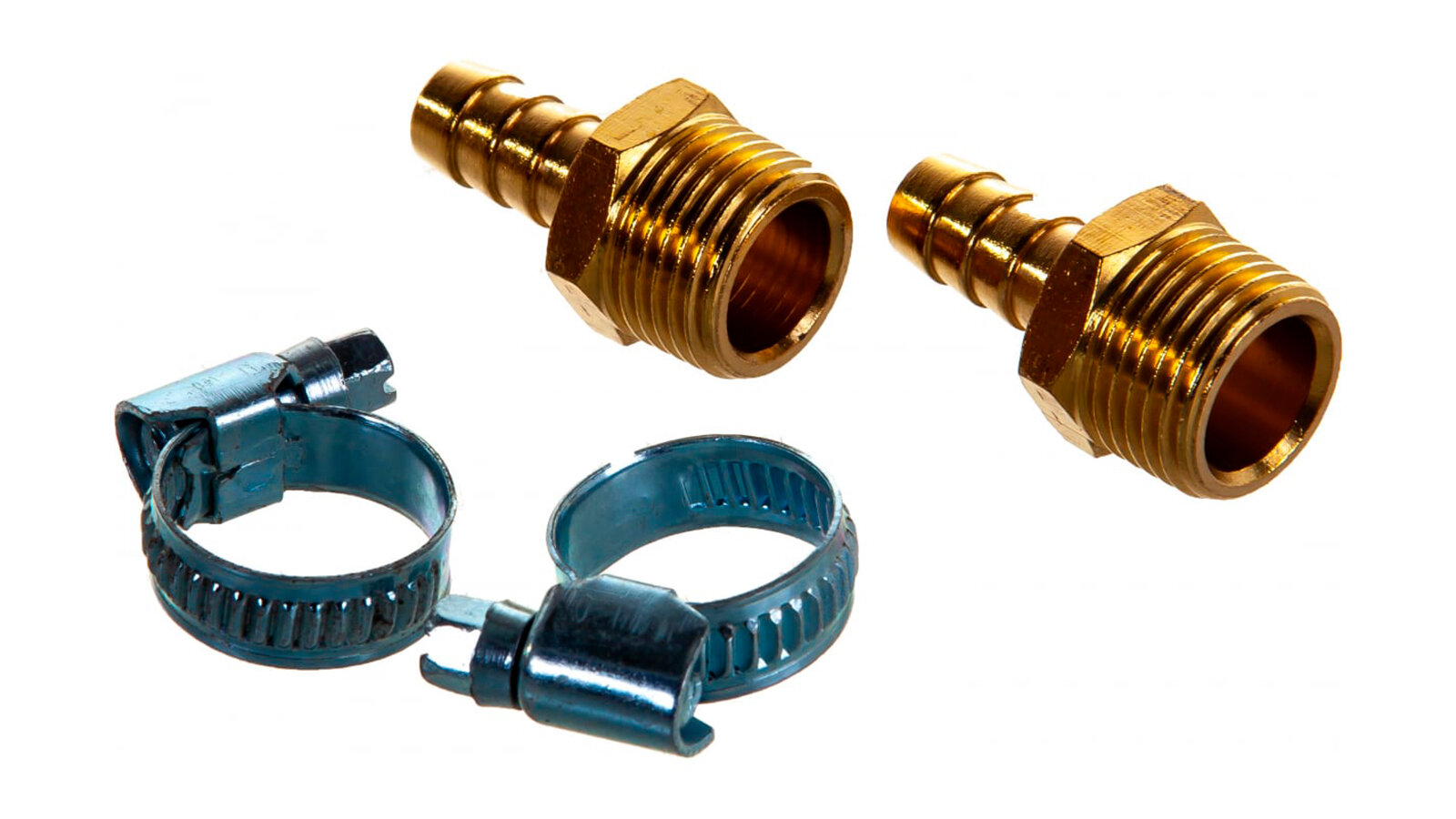 Штуцер наружная резьба 1/2 елочка 10мм ROCKFORCE (2 штуки)