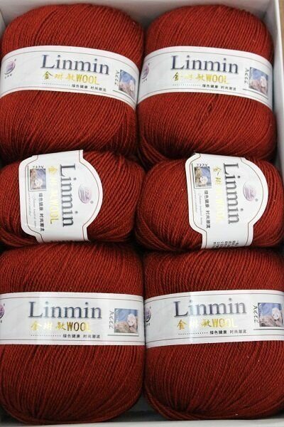 Пряжа Linmin Norka 6 мотков (4 х 100 гр; 2 х 50 гр) 2545