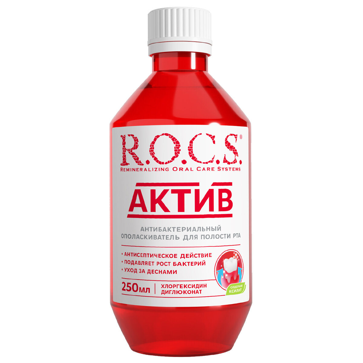 Ополаскиватель полости рта R.O.C.S. Актив Active 250мл