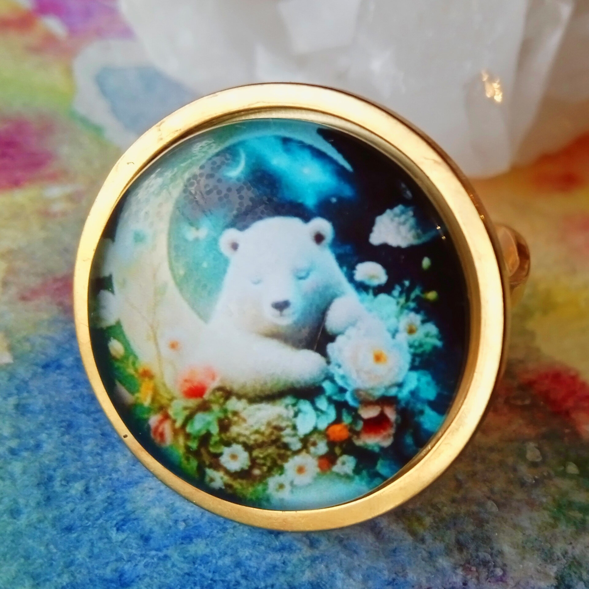 Кольцо, стекло