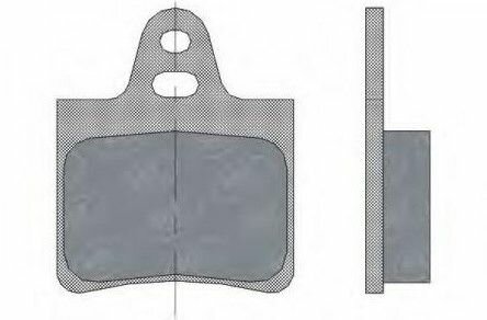 Колодки тормозные 4шт SCT передние SP-292 Citroen