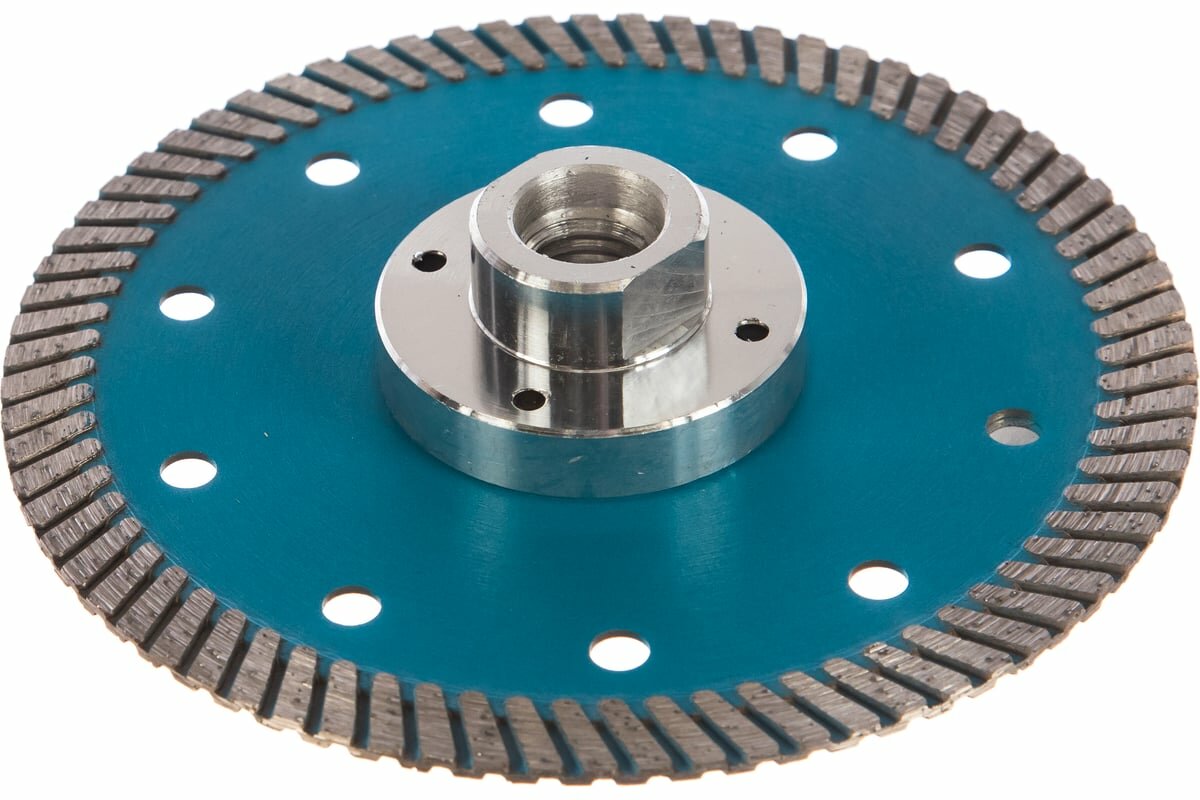 Grand hot press TRIO-DIAMOND FHQ452 алмазный отрезной диск Турбо с фланцем 125 мм М14