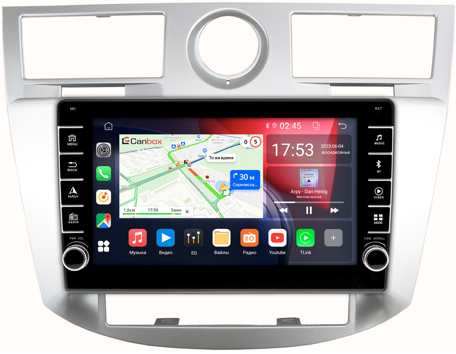 Штатная магнитола Chrysler Sebring 3 2006-2010 Canbox BGT9-1091 2/32 Android 10 (IPS, DSP, CarPlay)