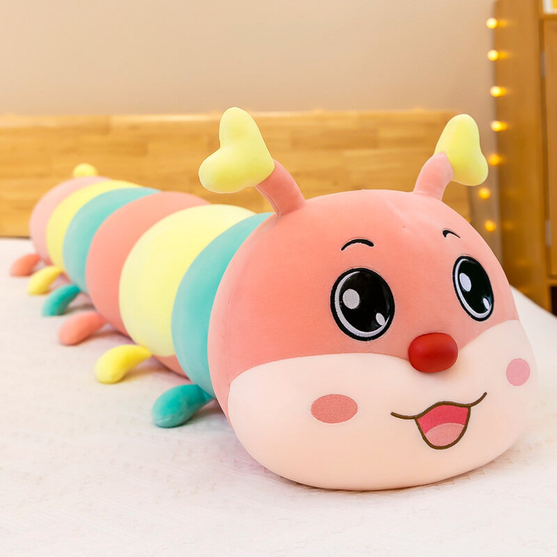 Love Caterpillar Кукла мультфильм длинная подушка красочный червь плюшевые игрушки детский подарок на день рождения