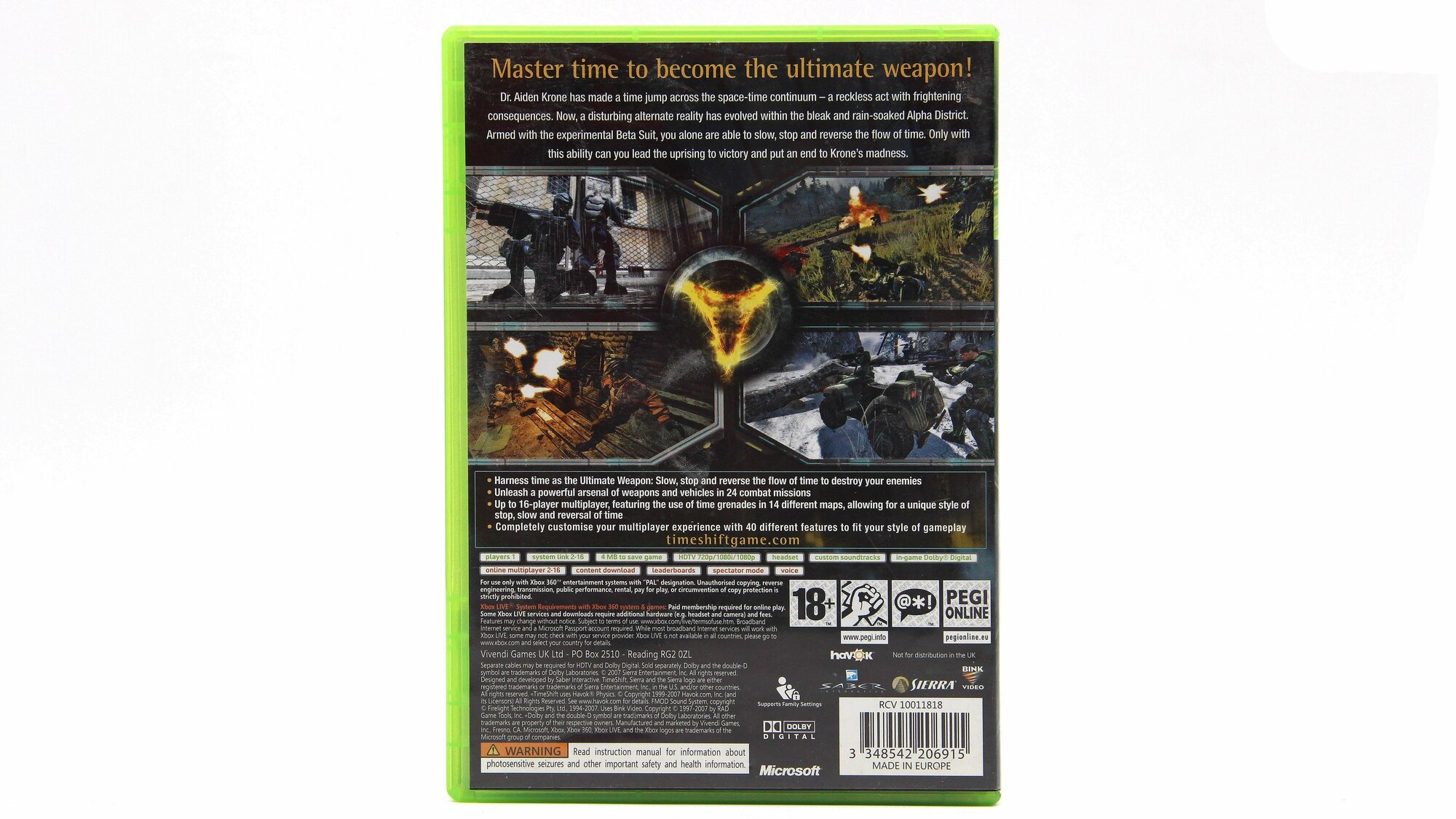 TimeShift (Xbox 360) — фото 1