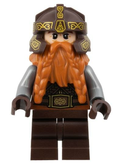 Минифигурка Lego lor119 Gimli - Medium Legs