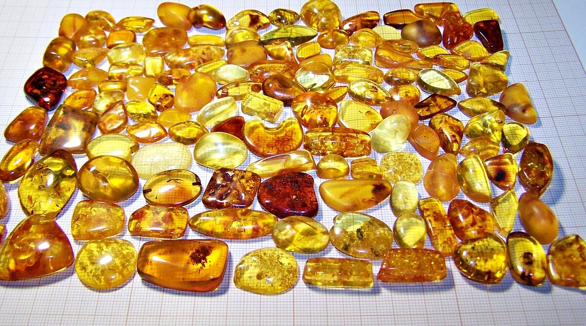 AAM0002 Янтарь с редкими инклюзами