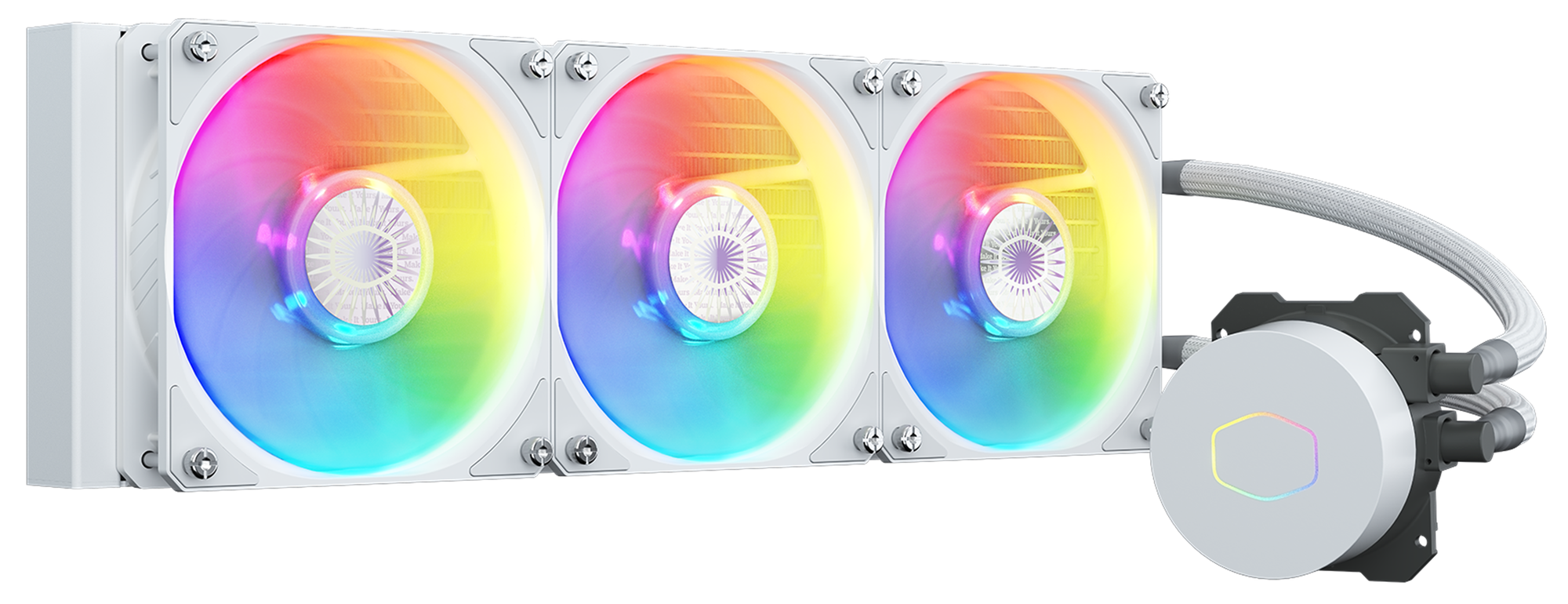 Система охлаждения Cooler Master MasterLiquid ML360L V2 ARGB White Edition, TDP 250W