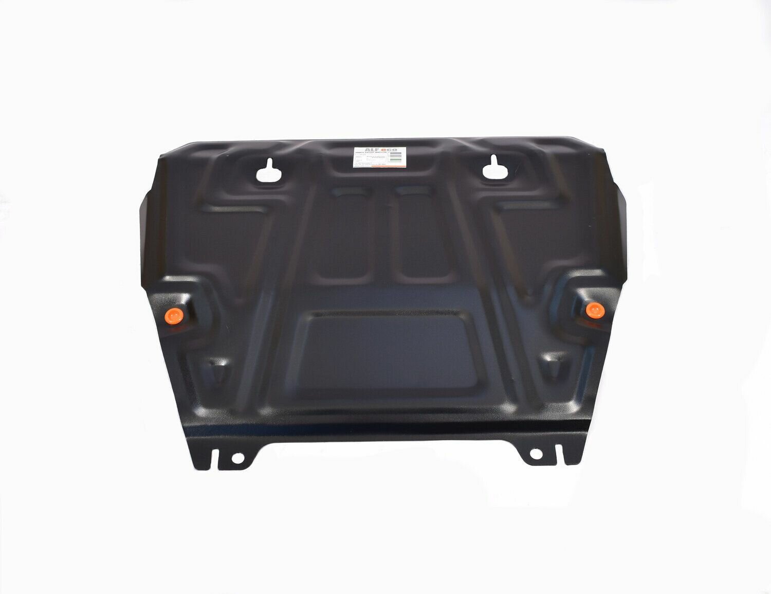 Защита ALFeco картера двигателя и кпп для Nissan X-Trail (T31) 2007-2014, V-все, привод 4х4,4х2 / Renault Koleos 2008-2016, V-все, привод 4х4,4х2 (сталь 2 мм) арт. ALF1514st