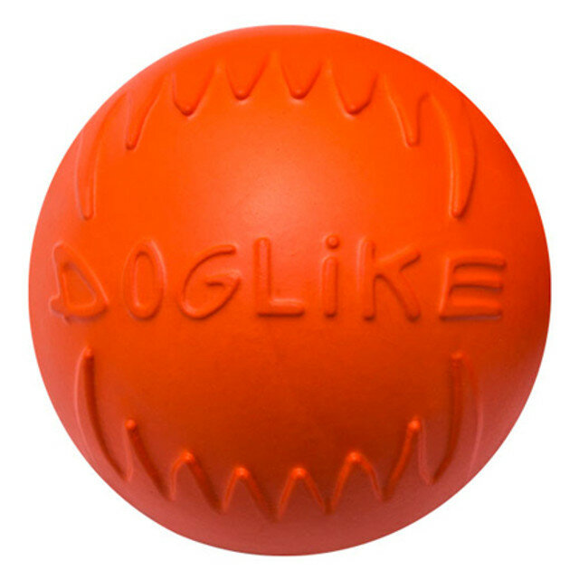 Доглайк Мяч для собак 6,5 см - прочная игрушка для активных игр и тренировки зубов