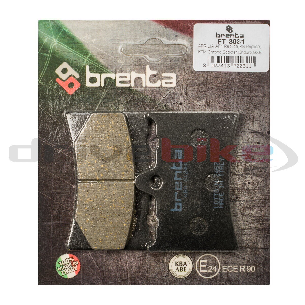BRENTA Тормозные колодки FT 3031 Organic
