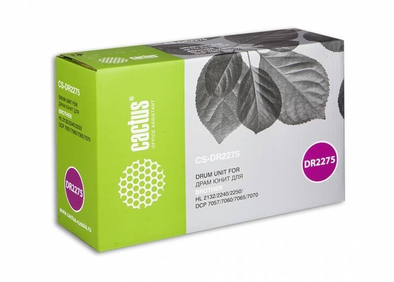 Фотобарабан Cactus CS-DR2275 для Brother HL 2132/2240/2250; DCP 7057/7060 12 000стр.