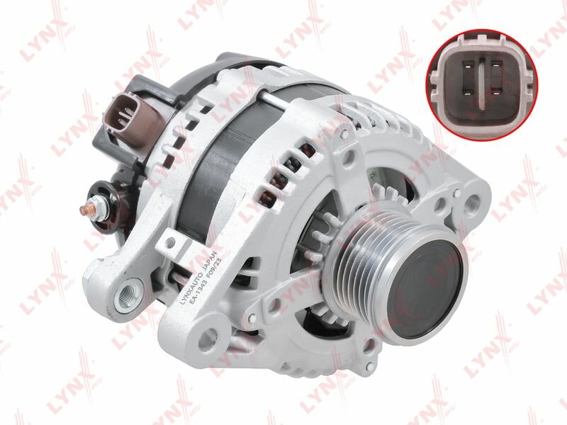 LYNXauto Генератор (150 A, 7PK, с муфтой свободного хода) LEXUS RX 350(AL10) 09-15/ TOYOTA Camry(V50) 3.5i 11-14/ Camry(V55) 3.5i 14-19/ Highlander(XU40) 3.5i 07-13