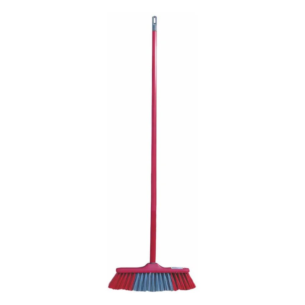 Пластиковая щетка для уборки с черенком 110 см YORK Frontiera ширина 31 см, щетина 7 см, еврорезьба 604585, 7 см