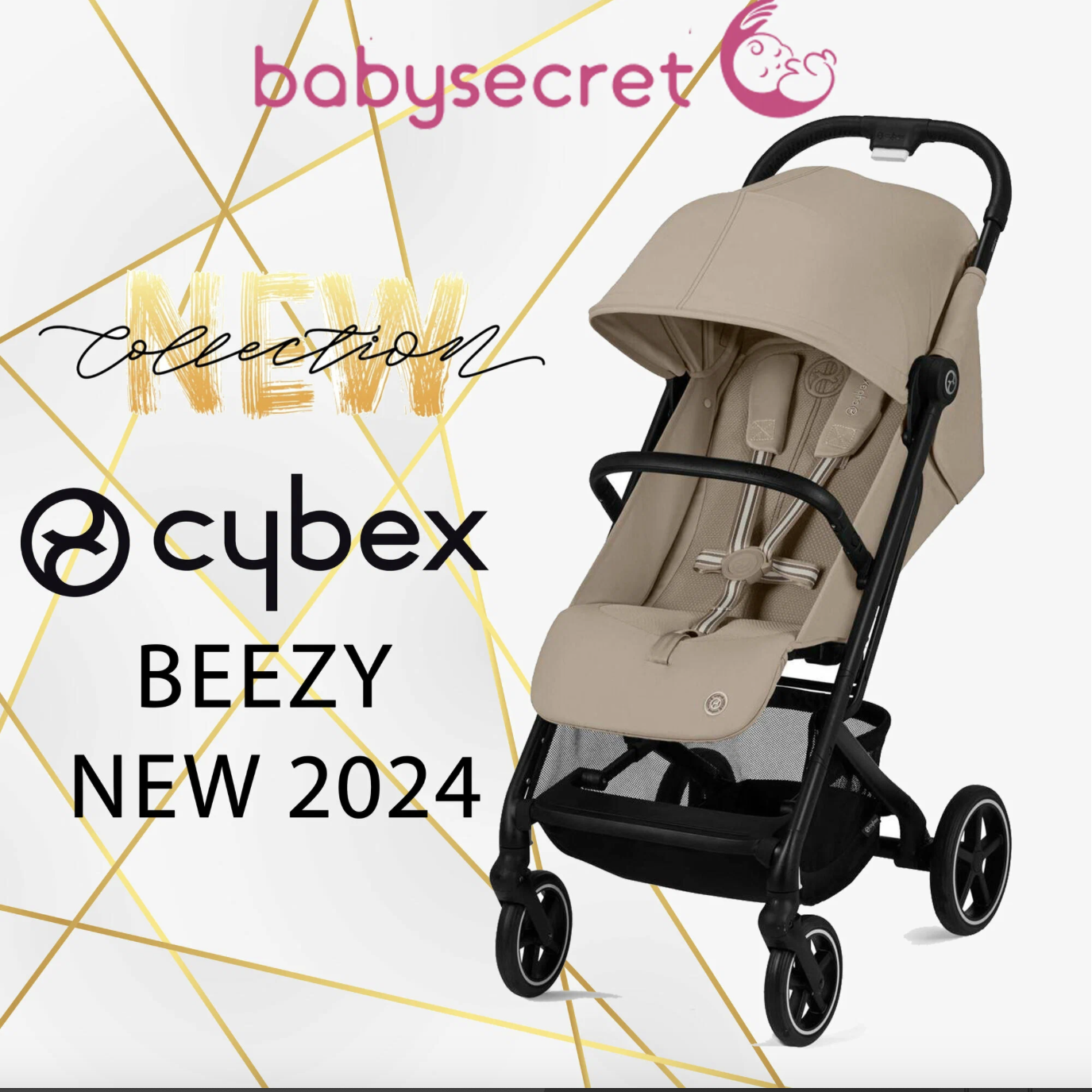 Прогулочная коляска Cybex Beezy almond beige