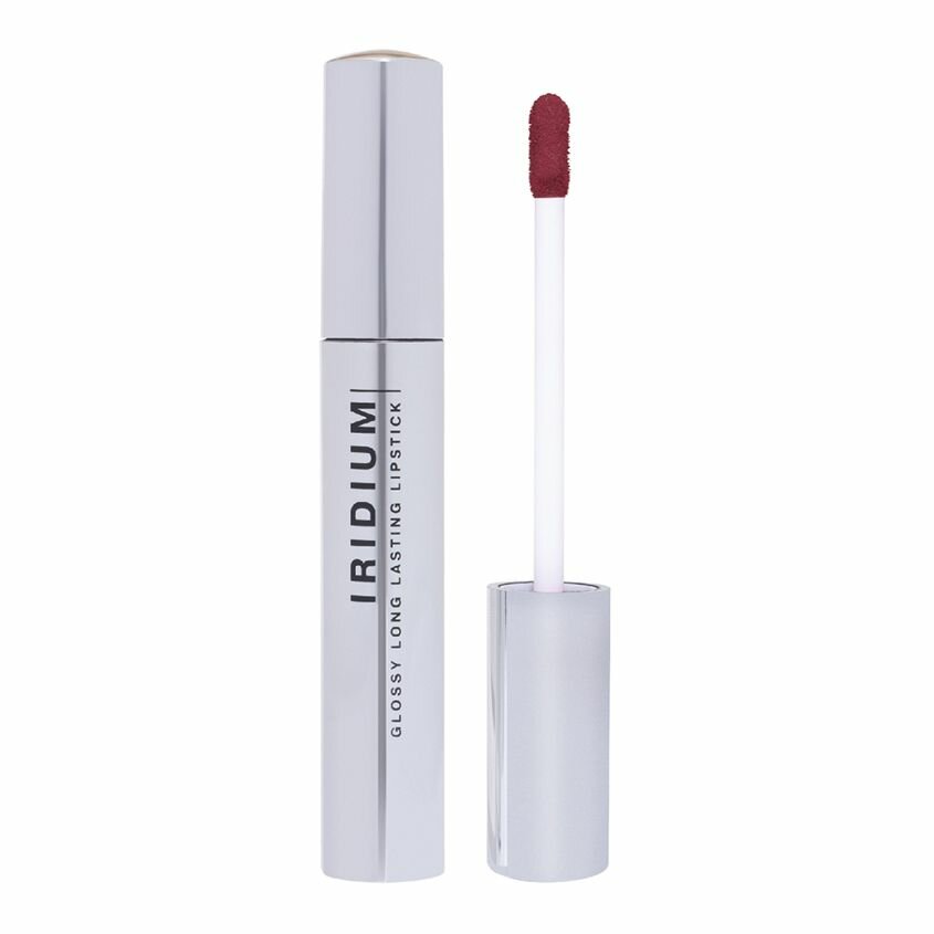 Помада для губ INFLUENCE BEAUTY IRIDIUM стойкая глянцевая тон 01 Atomic flame