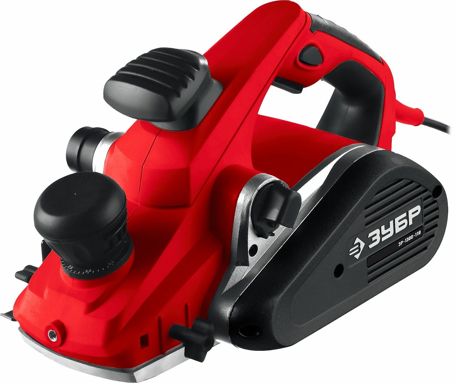 Электрический рубанок ЗУБР 1300 Вт, 110 мм, (электрорубанок), станина(ЗР-1300-110)