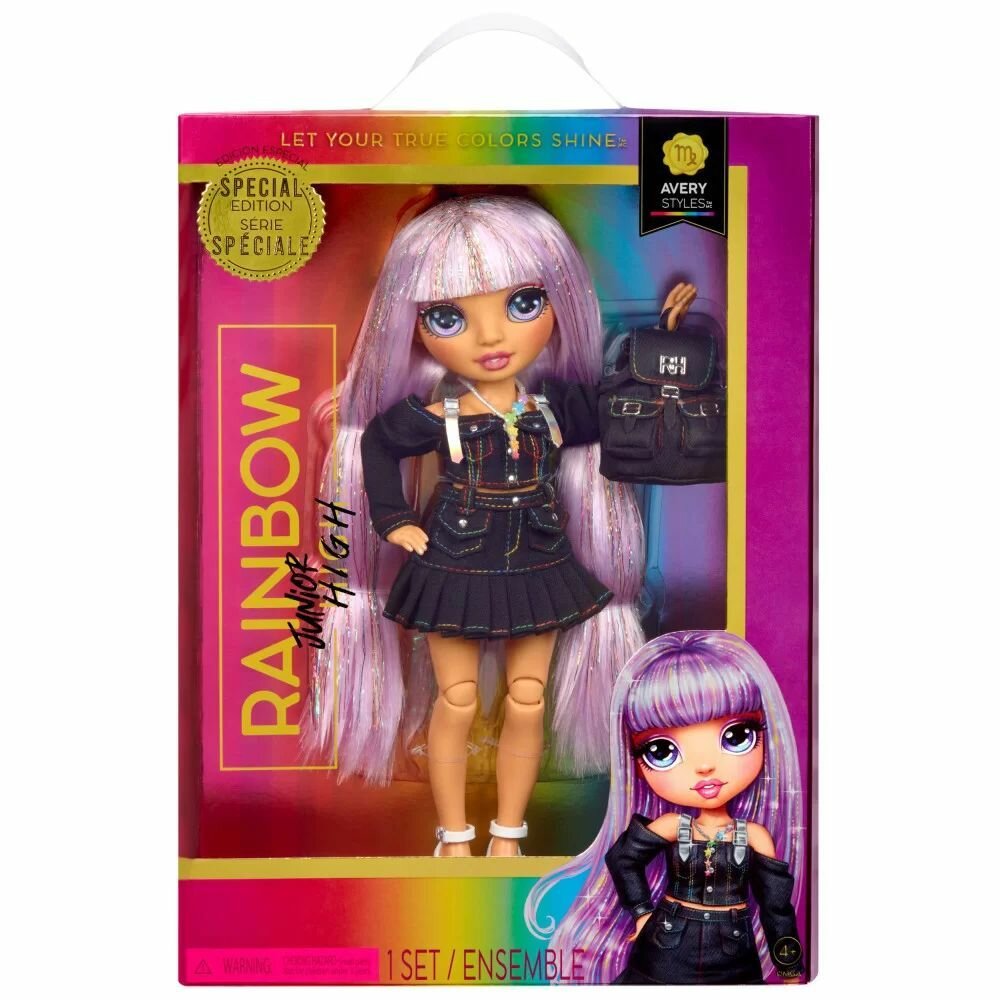 Куклы Rainbow High Junior - кукла Рейнбоу хай джуниор Эйвери Стайлз (Avery Styles) 590798