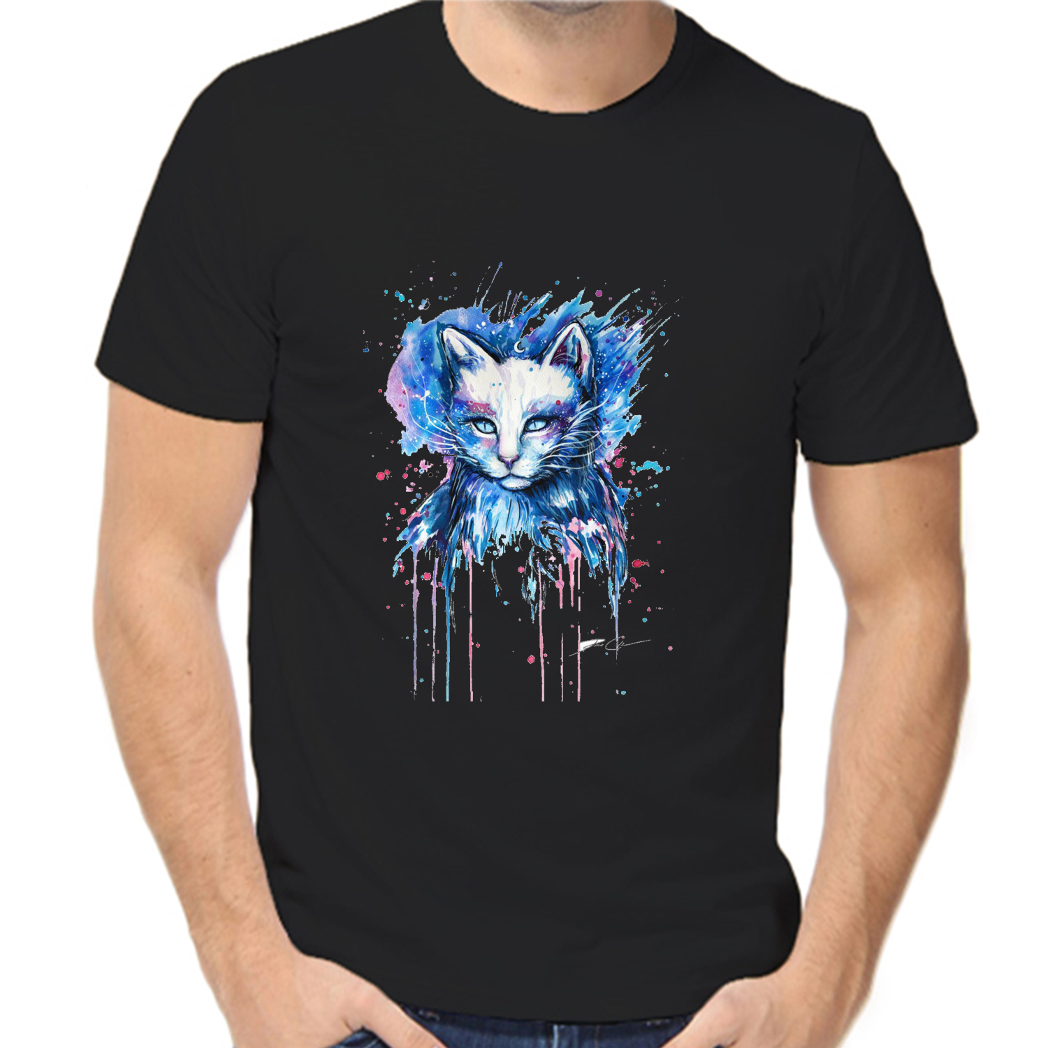 Футболка с кошкой