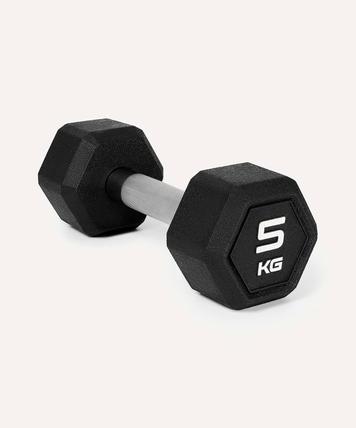 Гантель гексагональная Starfit Db-301pro 5 кг, обрезиненная, черный