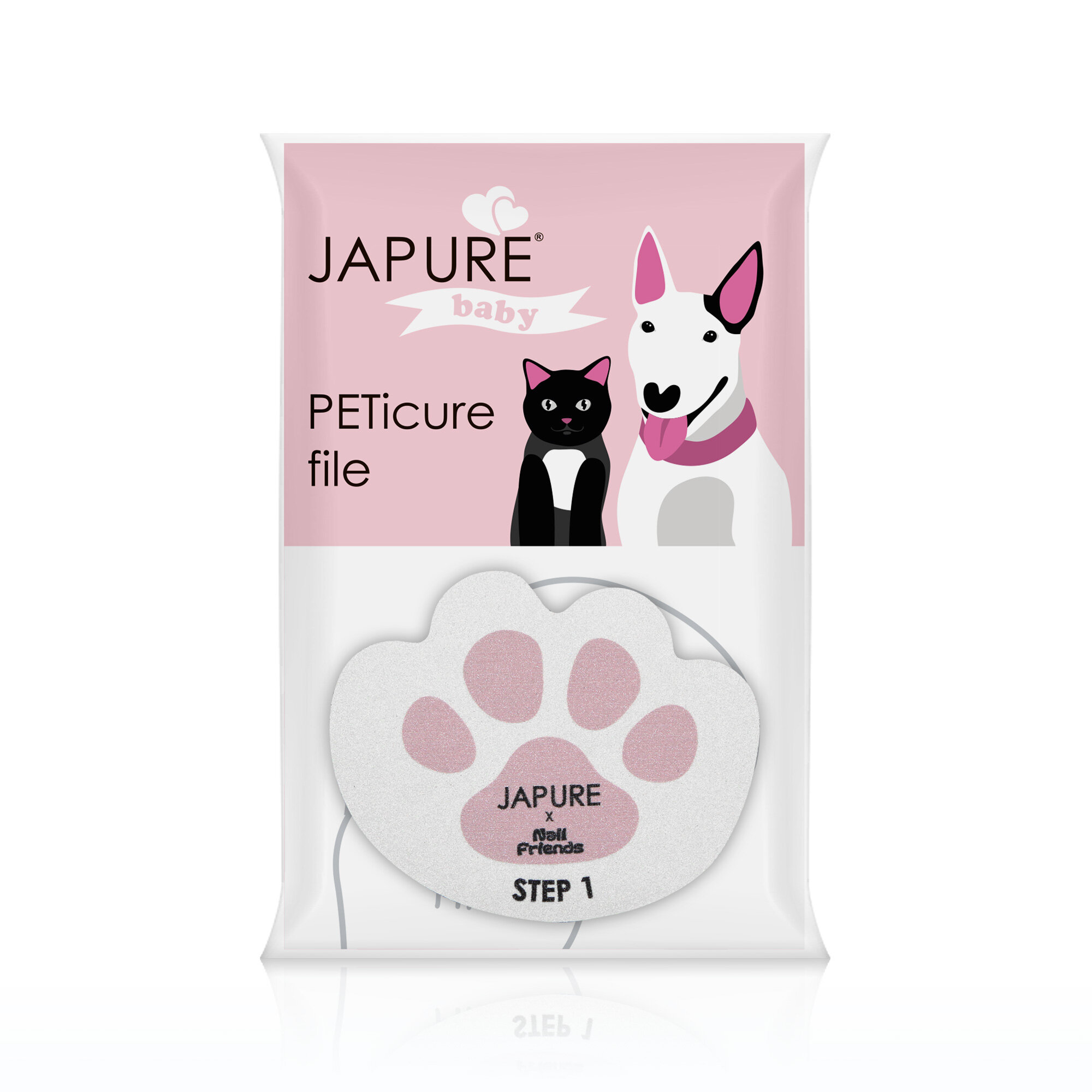 Пилка для когтей JAPURE You, для кошек и собак, комбинированная, абразив 150/220