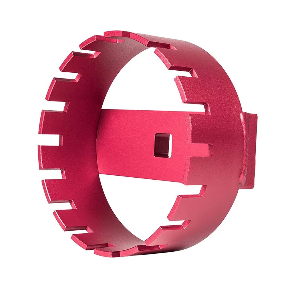 ANX 69800 инструмент для удаления торцевого замка топливного насоса, кольцевой ключ для замка топливного бака для Volvo S60, S80, V70, XC70 и XC90, красная Левая крышка