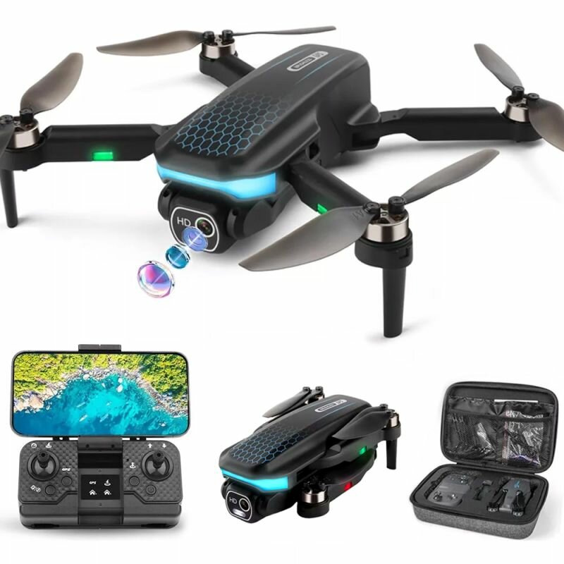 Другие дроны и квадрокоптеры R-Wings Радиоуправляемый квадрокоптер 4K OAS GPS 5G - RWA-H29