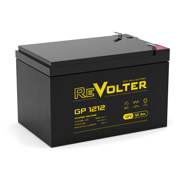 Батарея Delta Energon Аккумуляторная универсальная Revolter GP 1207 (12V / 12 Ah) GP 1212