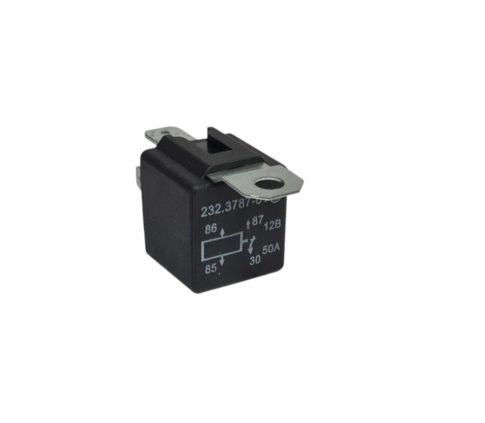 Реле электромагнитное замыкающее 4-х контактное с кронштейном 50А