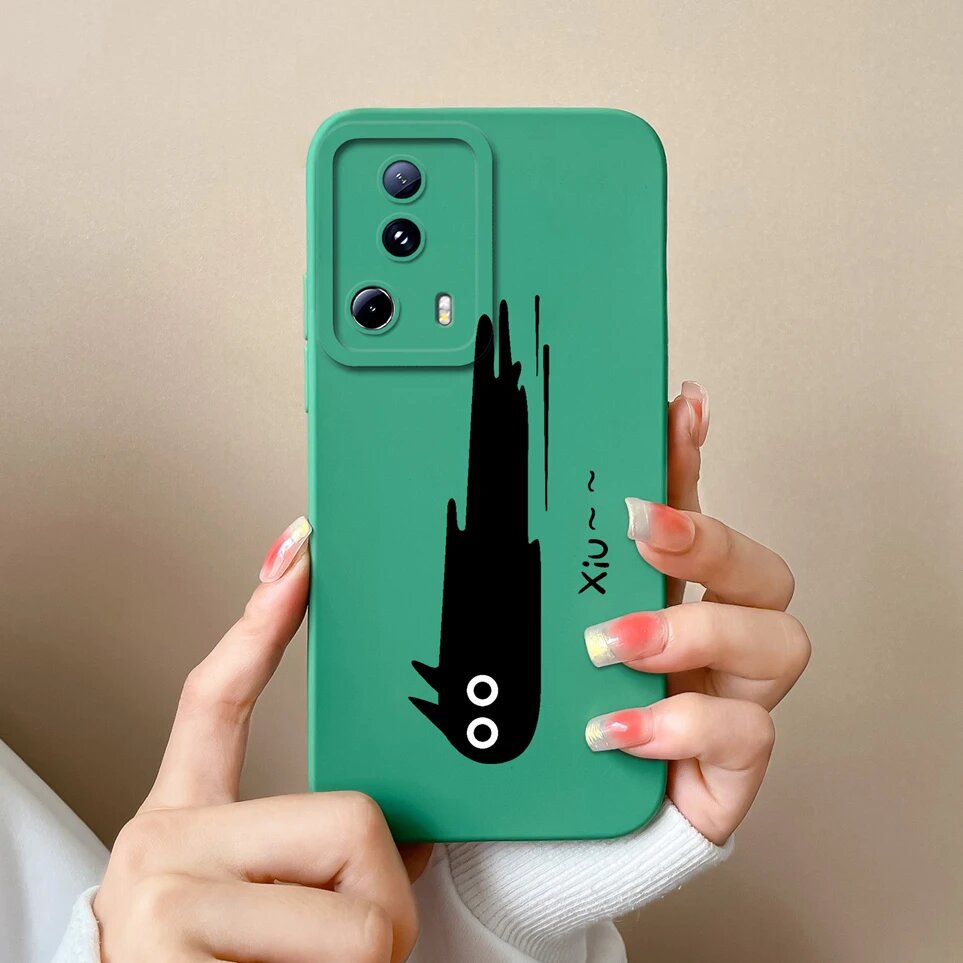 Чехол для Xiaomi 13 Lite/Pro, зеленый, TYG539, силикон