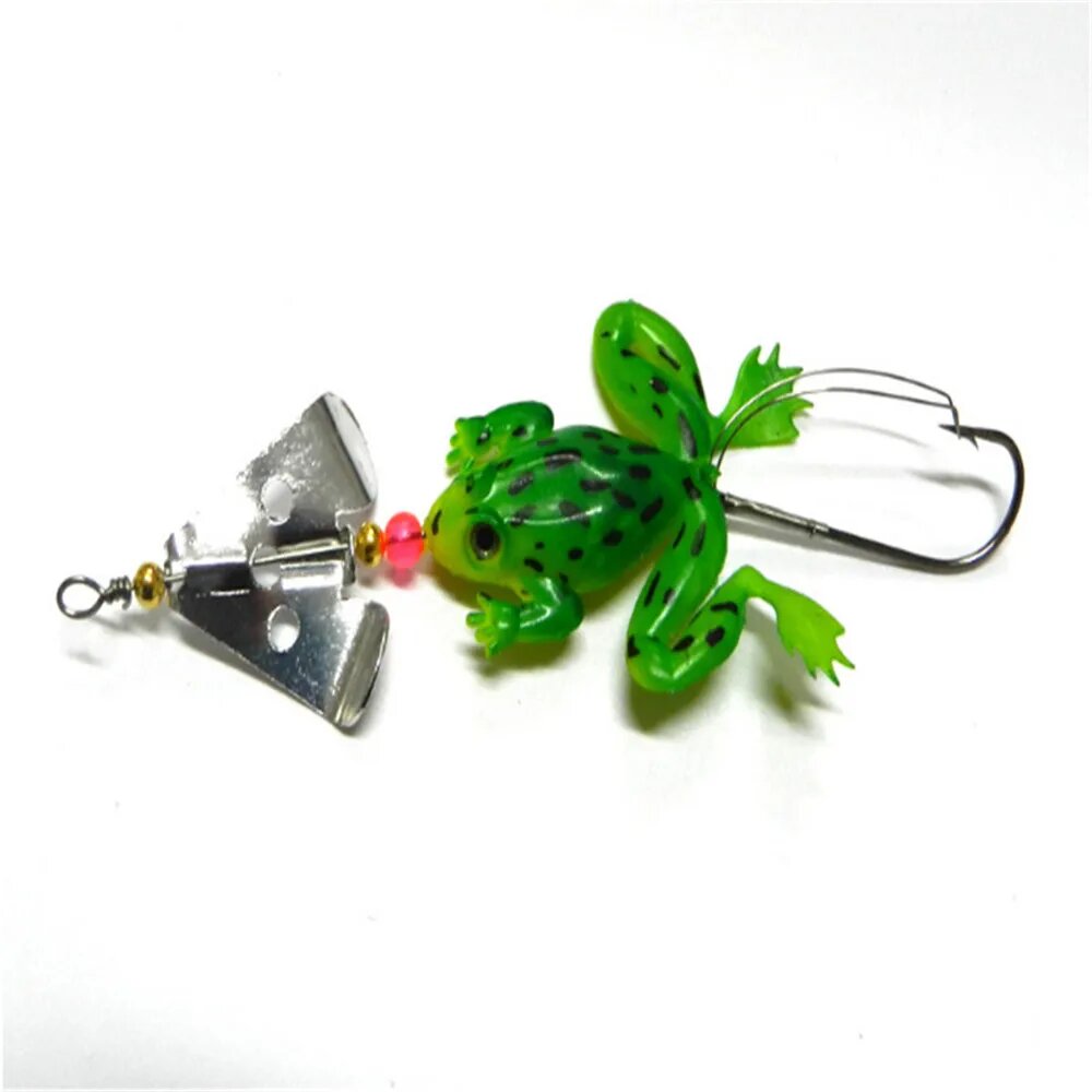 Приманка FISHINAPOT лягушка Deep Green 90 мм, 6.2 г