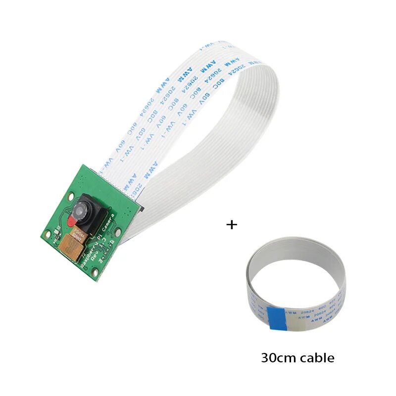 Модуль камеры Raspberry Pi 4 Model B с кабелем 30 см, веб-камера, видеокамера 1080p, мини-камера для Raspberry Pi 4 Model B 3B + 3B