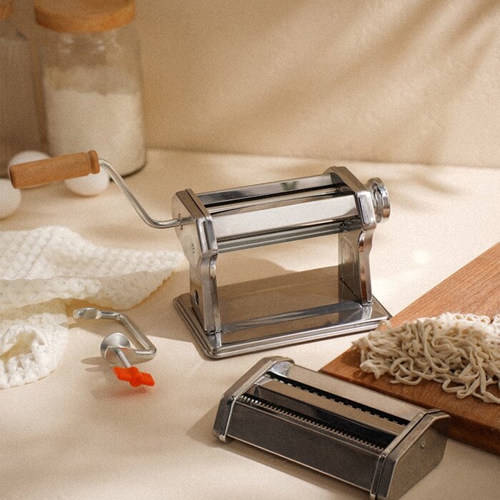 Лапшерезка ручная SL Home «Оливковая роща», 21×15×13,5 см, нержавеющая сталь, серебристая, 9924080