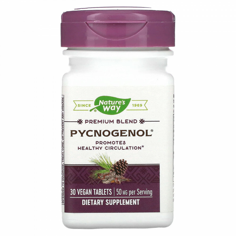 Nature's Way, Pycnogenol®, 30 веганских таблеток