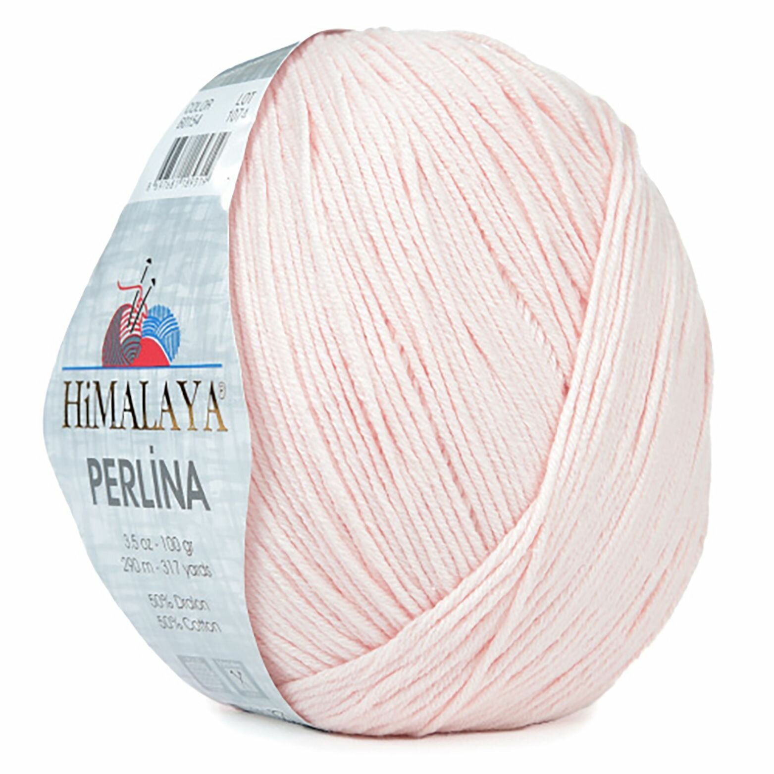 5 Мотков, Himalaya PERLINA, 50% Акрил, 50% Хлопок / 100 гр. - 290 м, Цвет-50154