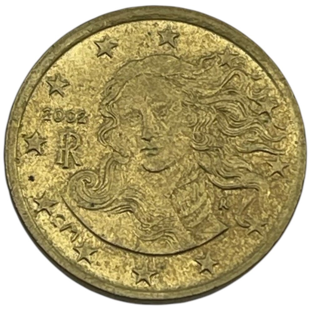 Италия 10 евроцентов 2002 г.