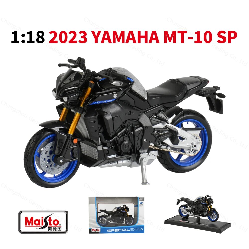 Maisto 1:18 Yamaha MT10 SP металлическая модель мотоцикла 18+