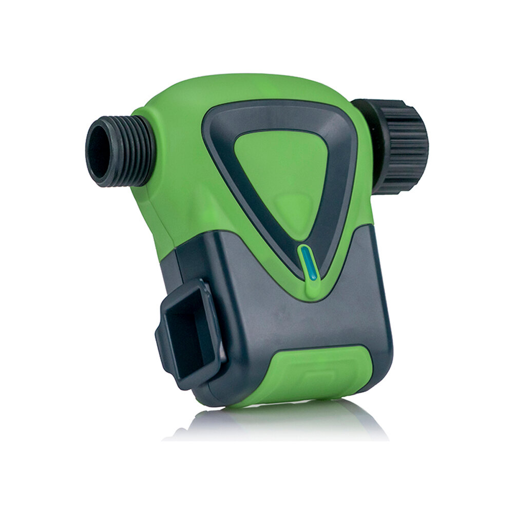 Tuya ZigBee 3.0 Таймер для дождевальной системы Садовой автоматический поливной таймер Контроллер с клапанами для интеллектуального таймирования Поддержка функций таймера полива и настройки длительности полива Материал ABS 4*1.5V батарейки AA (не