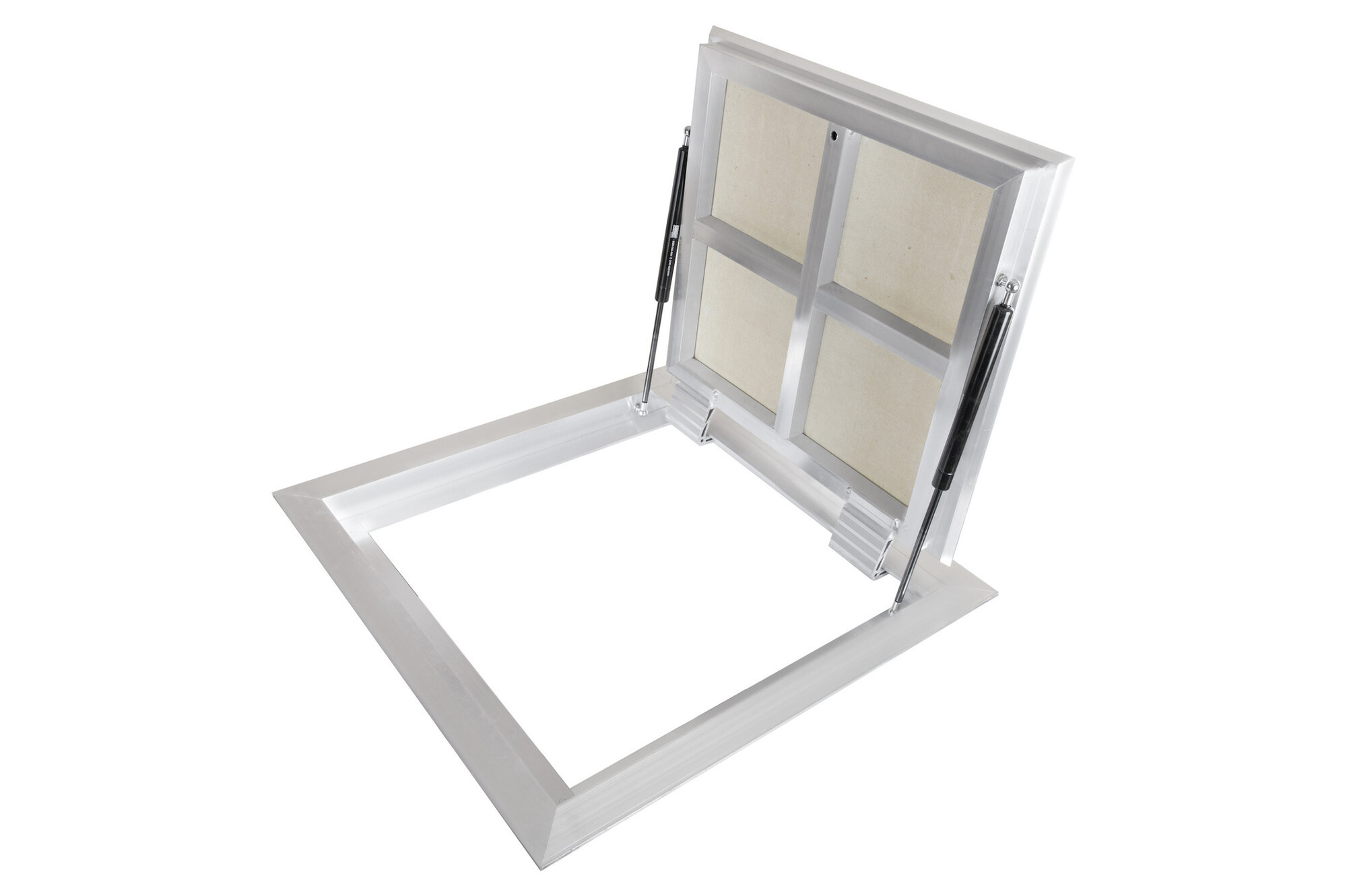 Люк напольный Периметр 1100х1100 Углом люк для ревизии, не заполняемый (с амортизаторами)