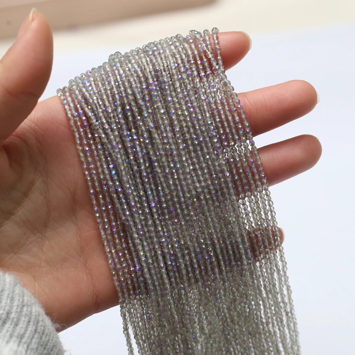 Стеклянные бусины из шпинели 2 мм D