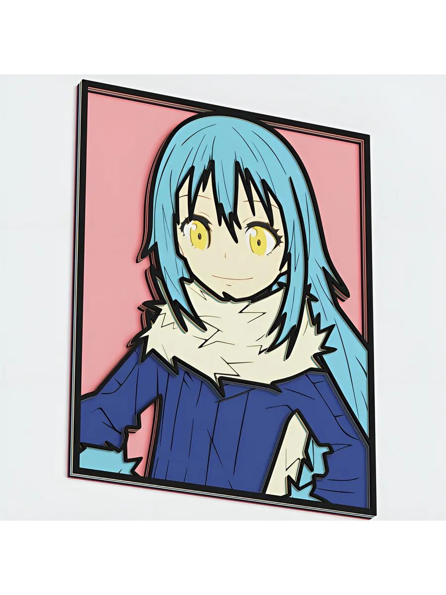 3D Картина по номерам из дерева Римуру Темпест, 23x30 см