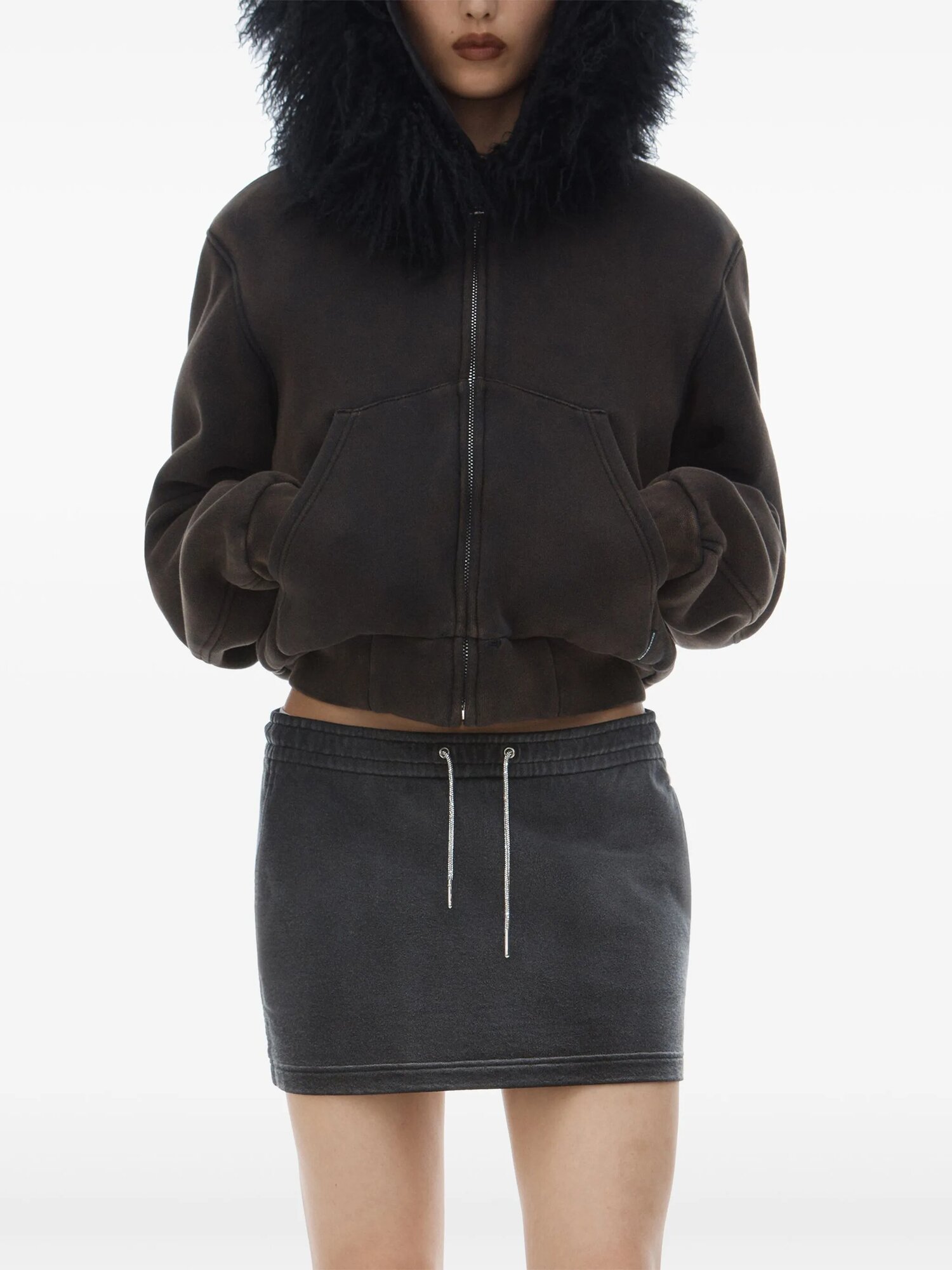 Юбка Alexander Wang, размер 28, grey — фото 1