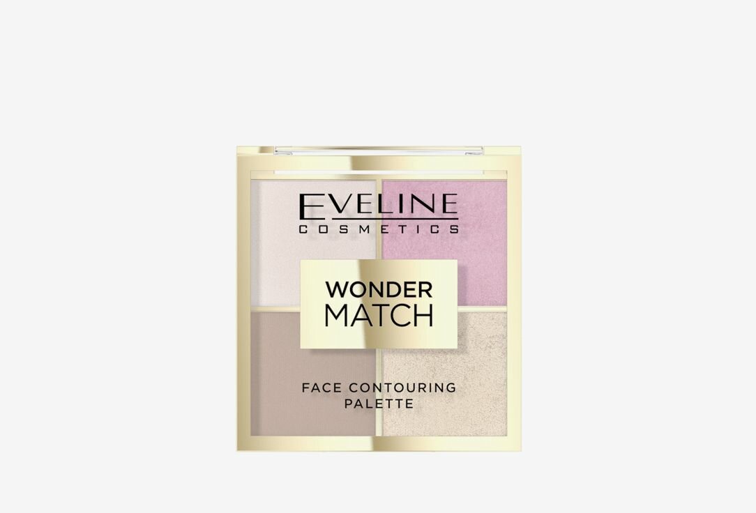 Палетка для контурирования лица EVELINE WONDER MATCH FACE CONTOURING PALETTE 10.8 г 1