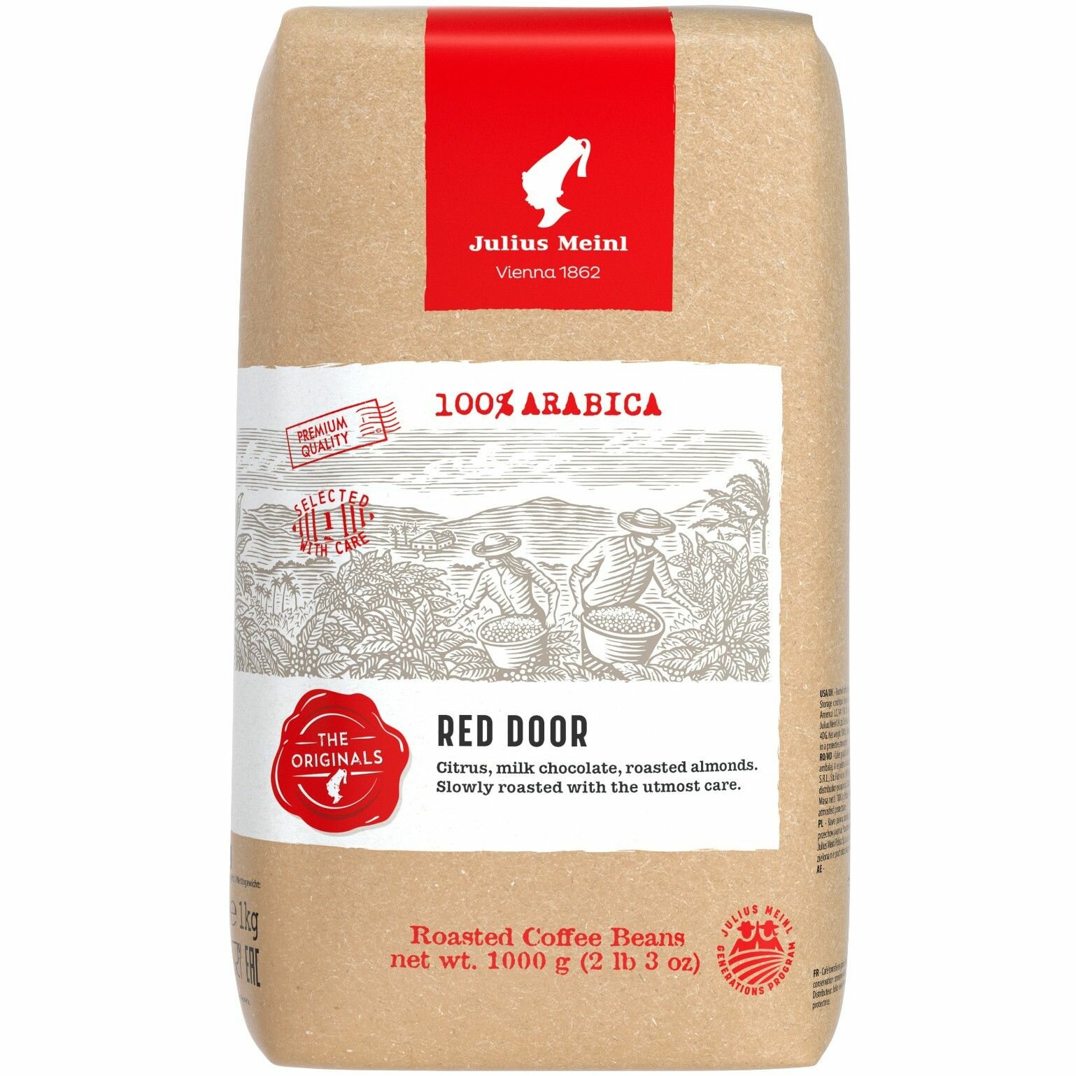 Кофе в зернах Julius Meinl Red Door (Ред Дор), 1 кг
