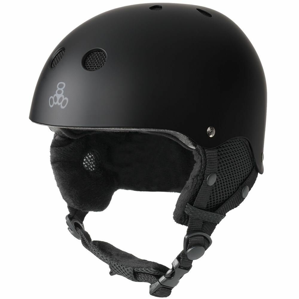 Шлем Triple 8 Standard Snow Helmet V.4 Blk Rbr