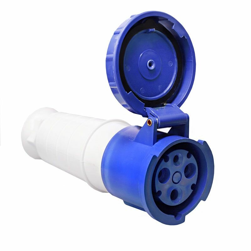 Розетка 233 переносная 2Р+PE 63А 220B IP54 SE233-063M