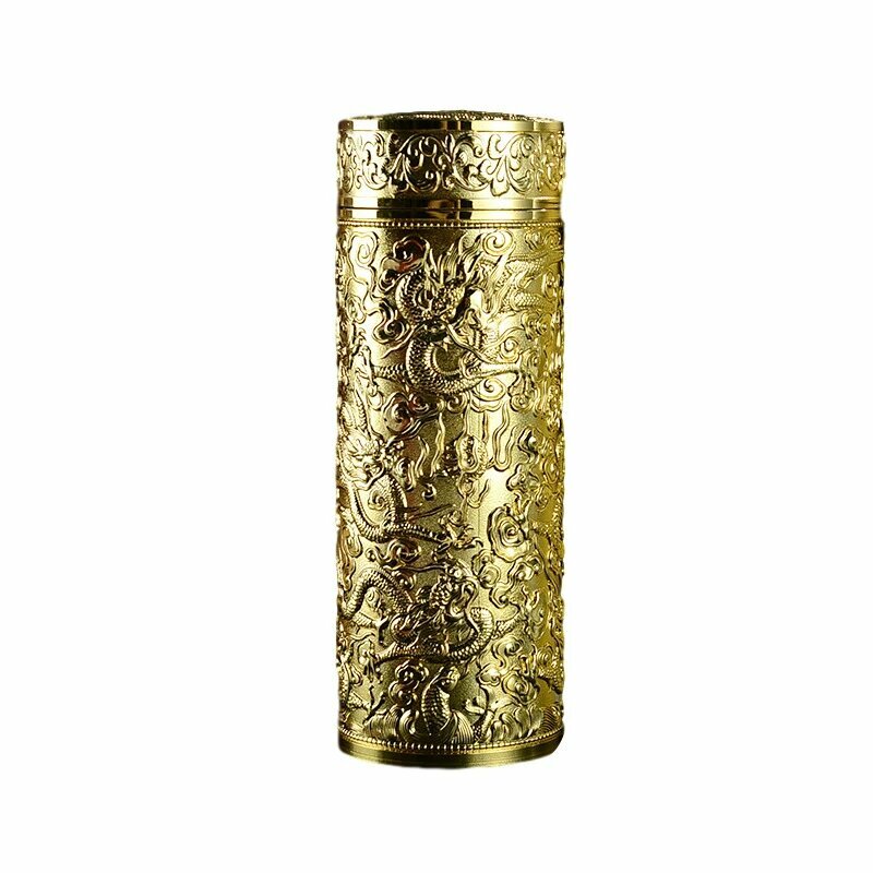 Термос Cup с рисунком дракона gold character — фото 1