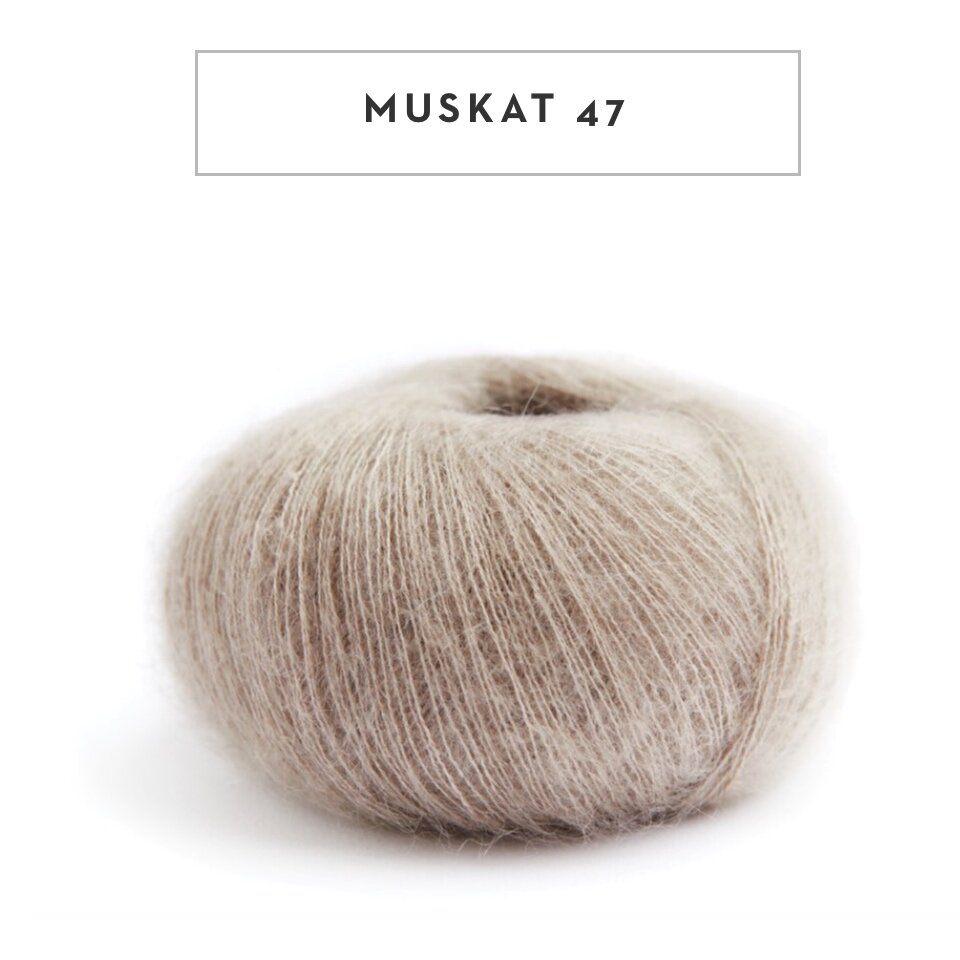 Premia /Премия/ пряжа Lamana (60% суперкид мохер, 40% шелк), 25г/300м (47, muskat (мускатный орех), бежевый)